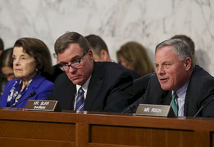 Dec 11, 2018 - Senate Intelligence Committee members Burr, Warner and ...