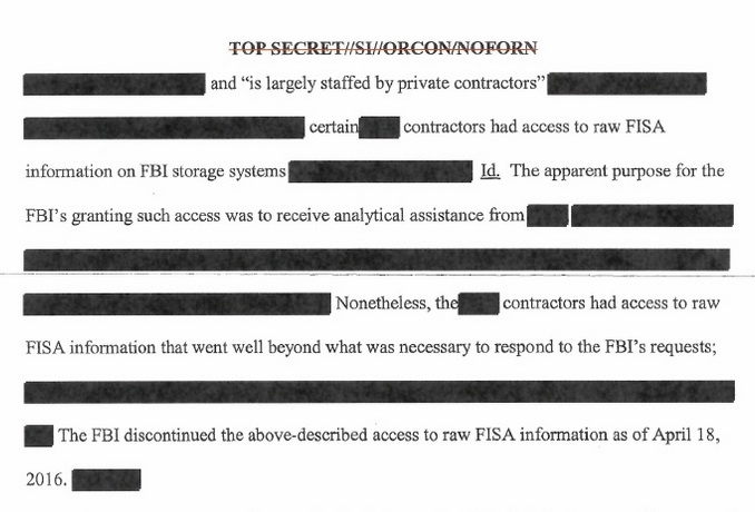 April 18, 2016 - NSA Director Rogers shuts down all outside contractor ...