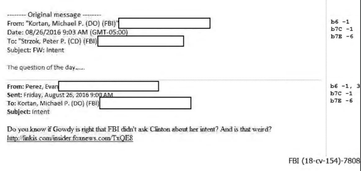 August 26, 2016 - Newly released Strzok/Page emails reveal a discussion ...
